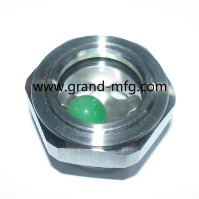 China M33x1.5 M42x1.5 stainless steel oil sight glass for closed loop BHO extractor Pressure Resistant Stainless Steel Liquid Sight Glass for Industrial Available in Various Sizes for sale