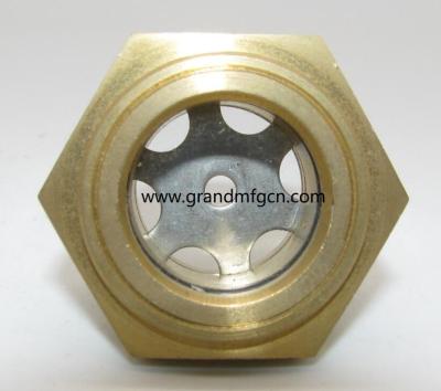 UNF1-3/4 oil level sights with hexagon nut for tank oil level checking Oil level sight glass oil level gauge indicatior  GM-BN12 GM-BG12 GM-BN34 GM-BN10 GM-BN20 GM-BM20