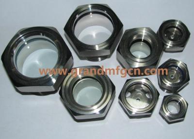 G3/8 inch MNPT3/8 inch Stainless Steel 304 Oil Sight Glass Plug SS316 Liquid Viewport Sight Glass Withstand 1Mpa Pressure Custom GM-SSG38 GM-SSN114