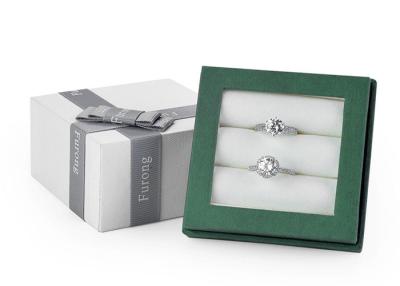 China Elegant Luxury Gift Packaging Boxes / Custom Printed Jewelry Boxes Cardboard Material for sale