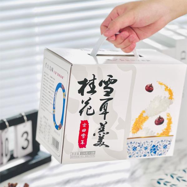 Quality Osmanthus Tremella Herbal Dessert Gift Box Low Fat Meal Replacement Products for sale