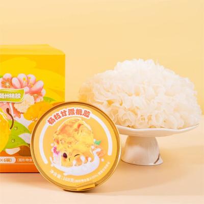 China Instant Mango Pomelo Sago Collagen Peach Gum Dessert Low Sugar Meal Replacement for sale