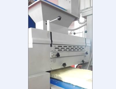 China 800mm Industrial Dough Sheeting Line Customer Tailor For Pastry / Bread Dough for sale