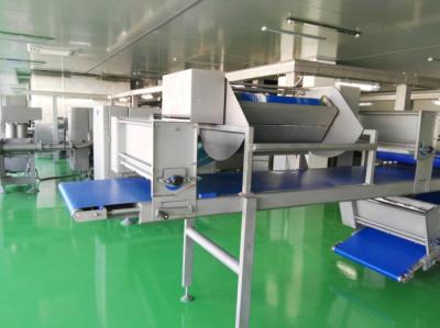 China Automatic Dough Laminator Line With 2 Freezing Tunnels For Puff Pastry And Croissant for sale