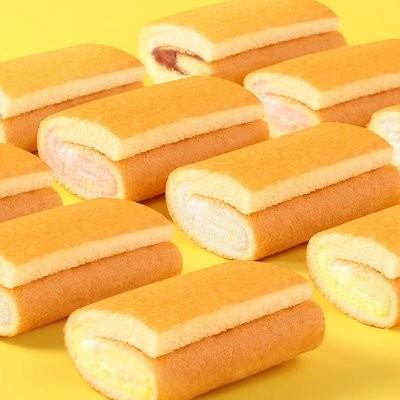 China Automatic Feeding Swiss Roll Pastry Puff Production Line for sale
