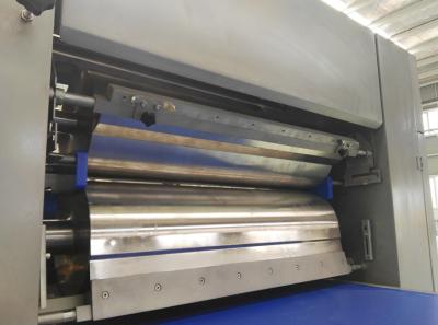 China Heatable Cutter Dough Laminator Machine with 4500 Kg/Hr Capacity for Flatbread Dough Processing for sale