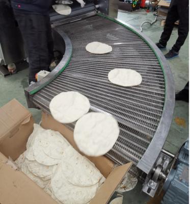 China G650 Industrial tortilla Production Line of 304 stainless steel equipped with touch screen for high capacity demand for sale