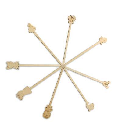 Chine Le cocktail en bambou jetable sélectionne les brochettes en bambou pour la partie 12cm à vendre