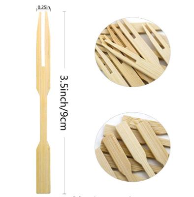Cina L'alimento di bambù eliminabile a 3,5 pollici seleziona la coltelleria di legno di Eco per frutta in vendita