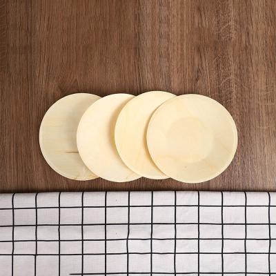 Cina Piatti riciclabili del partito dei bio- piatti eliminabili di legno per 165x15mm di campeggio in vendita