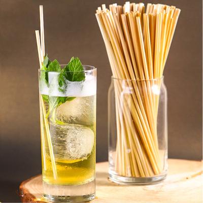 Cina La pianta biodegradabile di 100% ha basato le paglie Hay Straws Bulk naturale 15cm in vendita