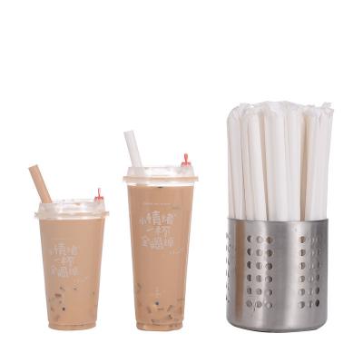 Cina Paglie di Boba della carta kraft del frullato del ODM per i rifornimenti 6mm nuziali del partito 23cm in vendita