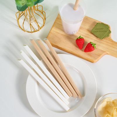 Cina Paglie di Boba della carta kraft del frullato del ODM per i rifornimenti 6mm nuziali del partito 23cm in vendita