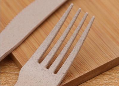 Cina Posate per coltelli usa e getta in fibra di grano biologico da 175 mm ecologiche per i viaggi in vendita