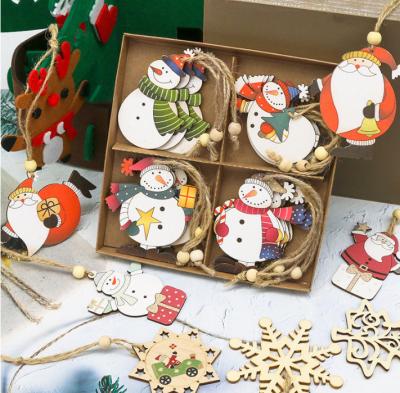Cina Il regalo di legno inciso Natale decorativo etichetta la scatola stabilita in vendita