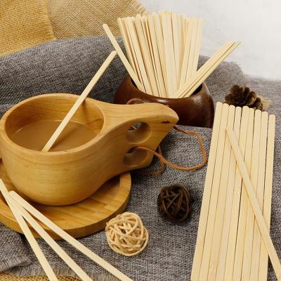 Cina Bastoncini di legno usa e getta da 18 cm per caffè e posate in legno in vendita