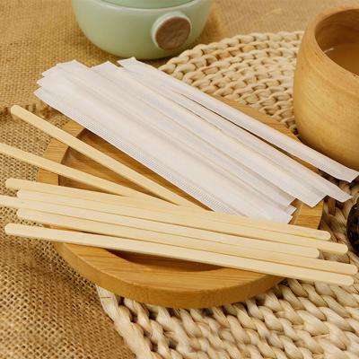 Cina Bastoncini di legno usa e getta da 18 cm per caffè e posate in legno in vendita
