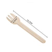 China Bulk Eco Disposable Sugarcane Compostable Cutlery Tableware 16CM for sale