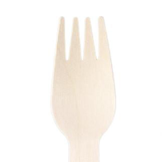 Cina gli utensili di legno eliminabili concimabili 6Inch si biforcano coltelleria in vendita