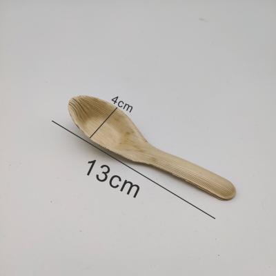 China ODM de bambu descartável natural amigável da colher do gosto de Eco à venda