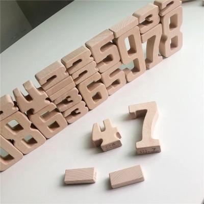 Cina Giocattoli di legno educativi ISO9001 di Digital di per la matematica dei blocchetti di numero e di alfabeto in vendita