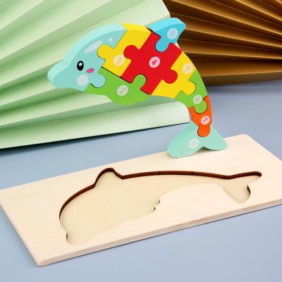 Cina Cubo di legno d'ortografia 0.9cm di puzzle del blocchetto di Montessori educativi in vendita