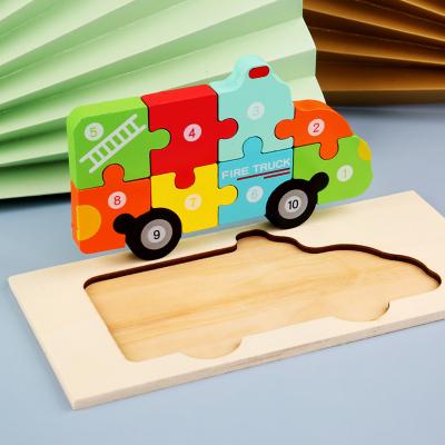 Cina Cubo di legno d'ortografia 0.9cm di puzzle del blocchetto di Montessori educativi in vendita