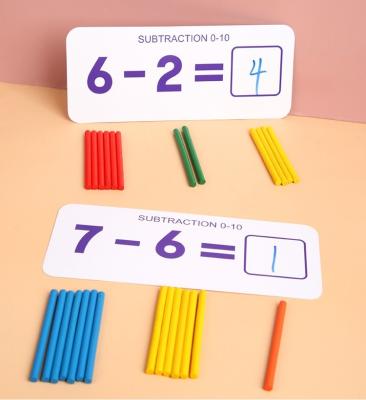 China 15cm Nontoxic Montessori que conta a placa de madeira da multiplicação da placa à venda
