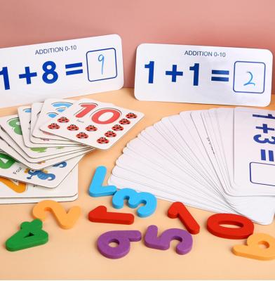 China 15cm Nontoxic Montessori que conta a placa de madeira da multiplicação da placa à venda