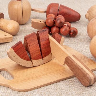 Cina Frutta ed insieme di legno 5.5cm naturali dell'alimento del gioco di ruolo delle verdure in vendita