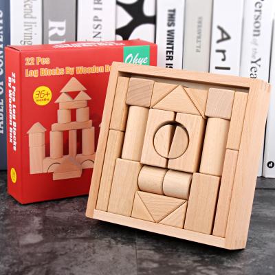 Cina Castello classico 17.5cm delle grandi particelle elementari di legno del jumbo 22PCS in vendita