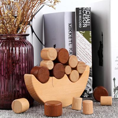 Cina La luna di Montessori piccole particelle elementari di legno mira all'equilibrio del faggio in vendita
