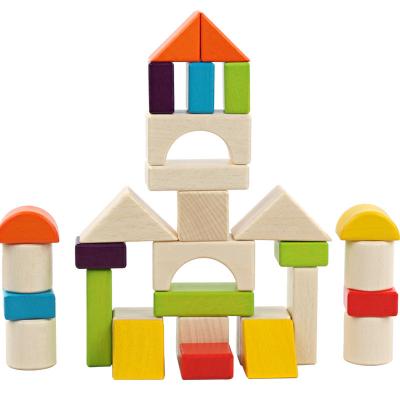 Cina Particelle elementari di legno Toy Stacking del grande castello di 15cm 30 pezzi in vendita