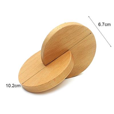 Cina Legno di faggio sicuro di legno a 6 pollici di Teethers Tambor del Handbell Teether in vendita