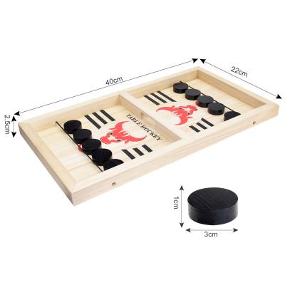 Cina Puck Unisex Wooden Chess Pieces invecchia l'hockey di legno dell'imbracatura 4 in vendita
