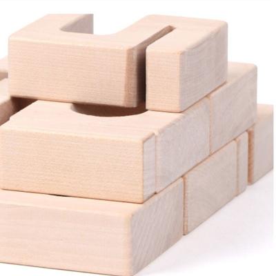 Cina Il numero di legno di Jenga dell'equilibrio blocca le particelle elementari di legno enormi dei giocattoli 16cm in vendita