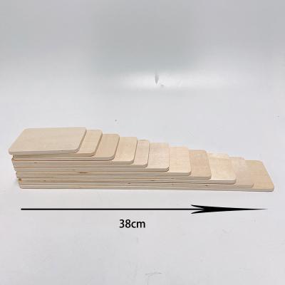 Cina L'arcobaleno 35.5cm ha colorato il grande bambino delle particelle elementari di legno in vendita