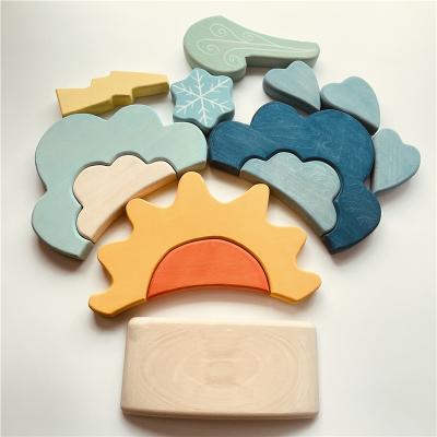 Cina Blocchetti di legno educativi del tempo di Montessori per i bambini in vendita