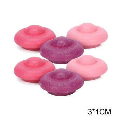 Cina giocattoli di legno educativi di Montessori dell'impilatore dell'arcobaleno 6pcs in vendita