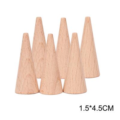 Cina giocattoli di legno educativi di Montessori dell'impilatore dell'arcobaleno 6pcs in vendita