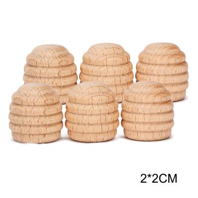 Cina giocattoli di legno educativi di Montessori dell'impilatore dell'arcobaleno 6pcs in vendita