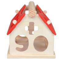 China OEM Wooden Digital Number Blocks House For Developing Intelligence for sale