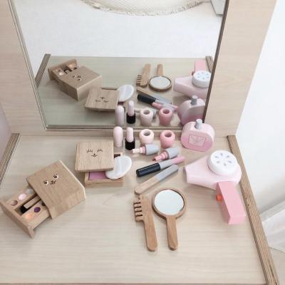 Cina Il Montessori portatile Toy Set cosmetico di legno dei bambini ISO9001 in vendita