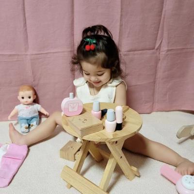 Cina Il Montessori portatile Toy Set cosmetico di legno dei bambini ISO9001 in vendita