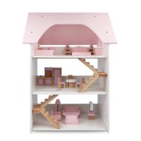 China Water Based Coating Mini Wooden Simulation House For Children for sale