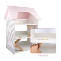China Water Based Coating Mini Wooden Simulation House For Children for sale