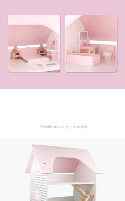 Cina Bambini ricoprenti a base d'acqua di Mini Wooden Simulation House For in vendita