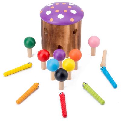 Cina Fermo di legno il gioco del verme per addestramento della coordinazione mano-occhio dei bambini in vendita