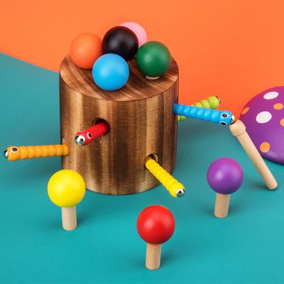 Cina Fermo di legno il gioco del verme per addestramento della coordinazione mano-occhio dei bambini in vendita