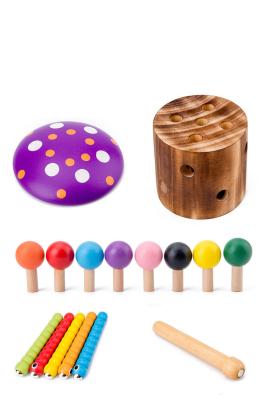 Cina Fermo di legno il gioco del verme per addestramento della coordinazione mano-occhio dei bambini in vendita